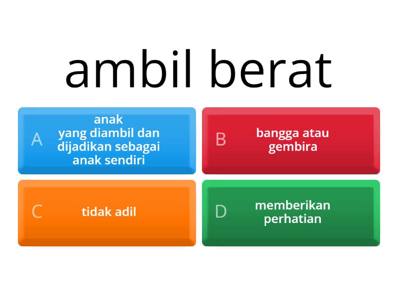 [KUIZ] Senarai Peribahasa Primari 3 - 4 [1-10] - Quiz