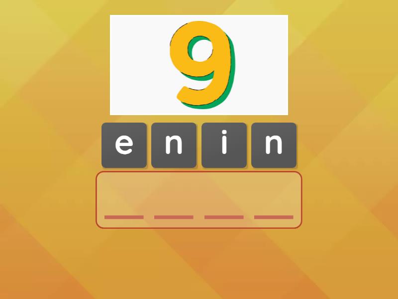 What's the Number? - Anagram