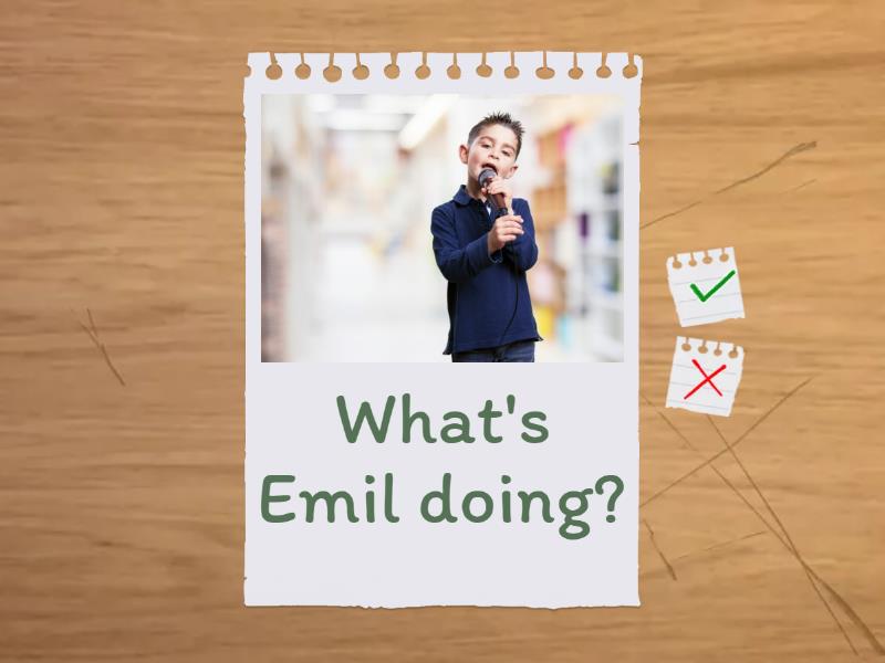 Present Continuous (speaking cards 2) - Flash cards