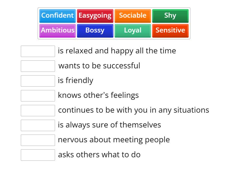 OS 2 Character Adj - Match up