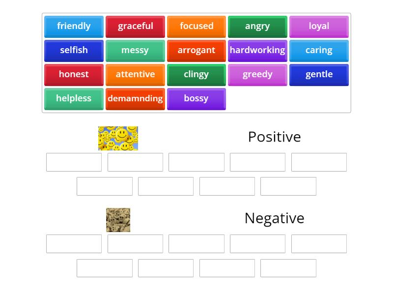 Character Traits.1 - Group sort