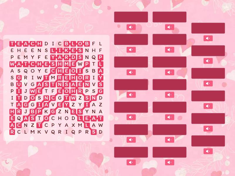 Unit 4 - Sopa de letras