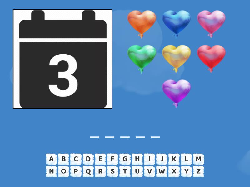 spring vocabulary - Hangman