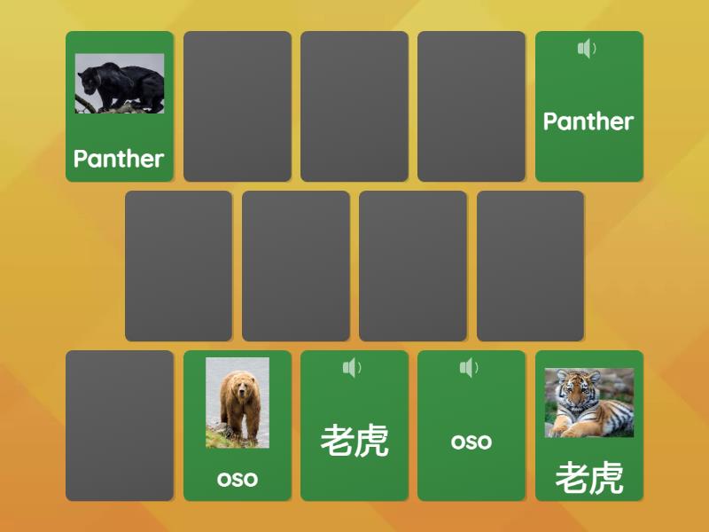 () KG3: Jungle Book Characters - Matching pairs