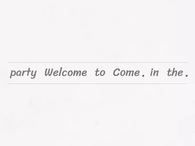 FF2 Fluency Time 4 order - Reordenar