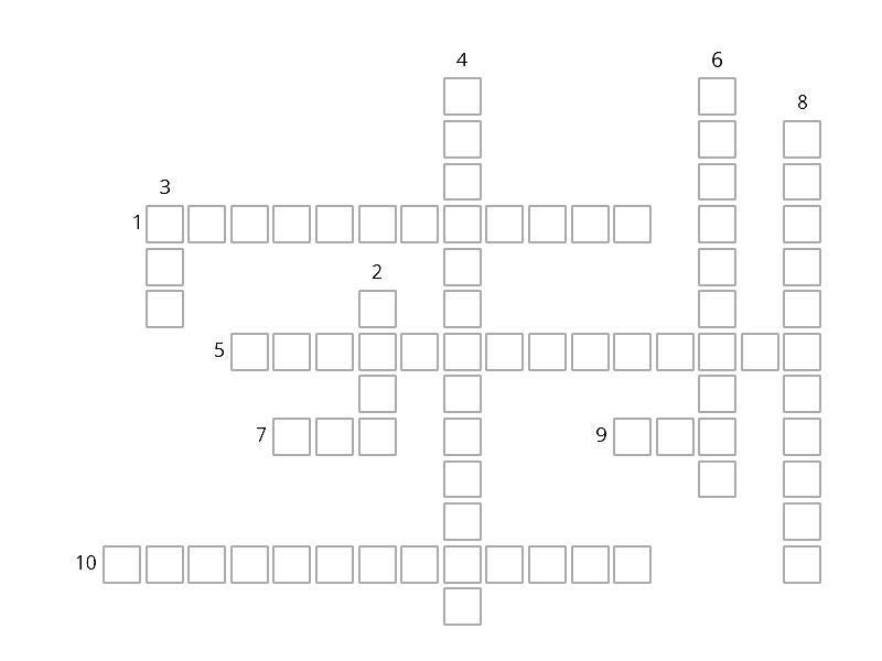 CRUCIGRAMA HTML - Crossword