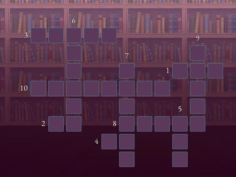 SCB_3-6th grade (Lesson 11) - Crossword