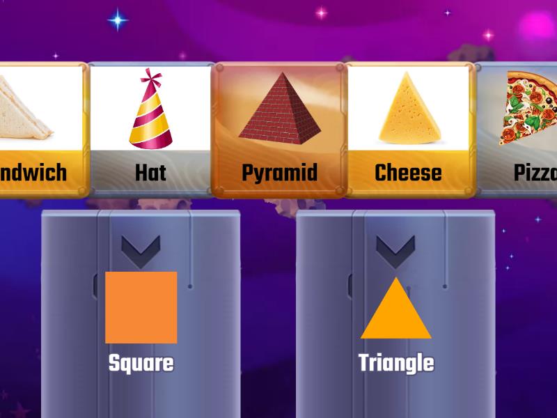 Square & Triangle - Speed sorting