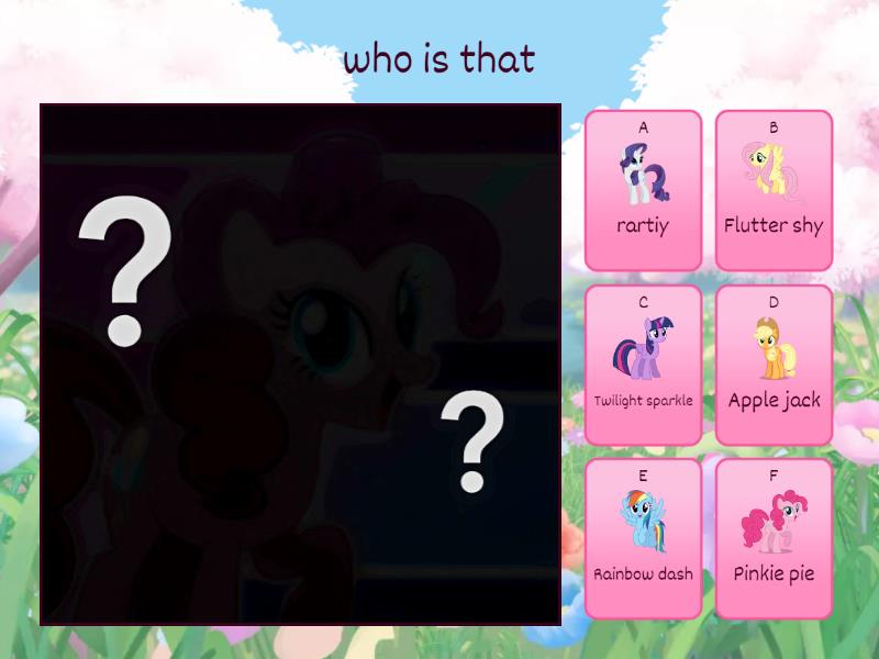 My little pony quiz - Cuestionario