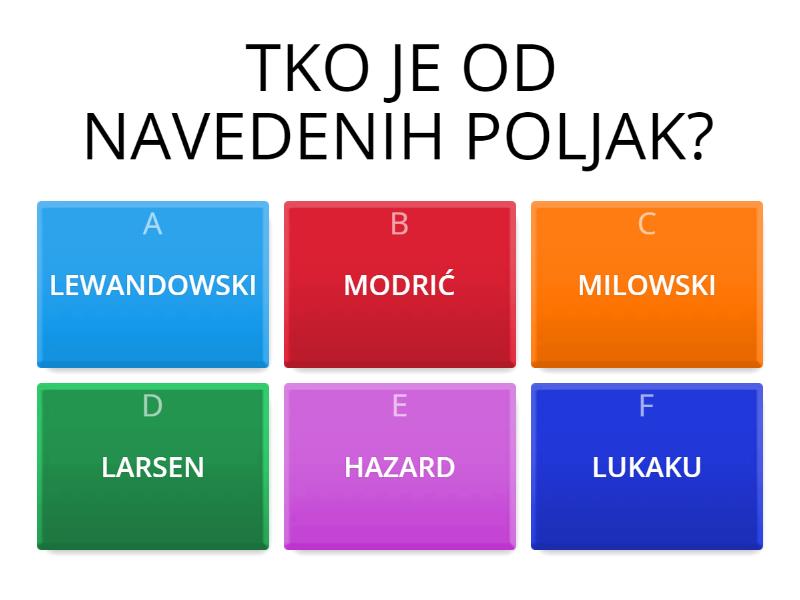 NOGOMETNI KVIZ - Quiz