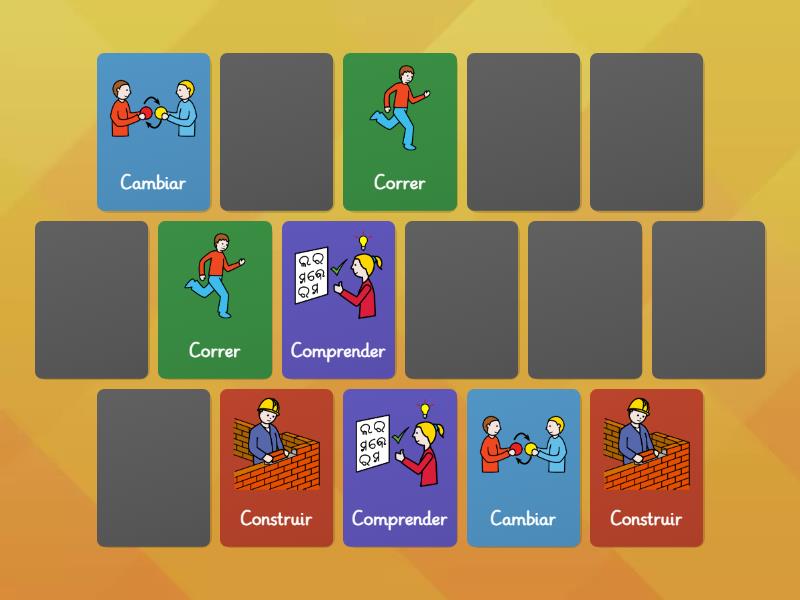 Memory Verbos - Matching pairs