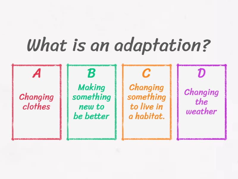 Plant Adaptations - Quiz