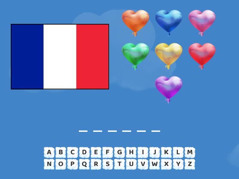 Countries (Flags) Go getter 1 U1.3 - Hangman