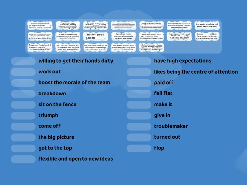Navigate teamwork - Match up