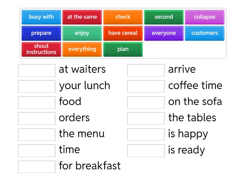 EF Elementary 4B reading - Match up