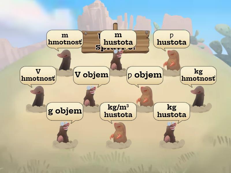 Hustota 4 - Whack-a-mole