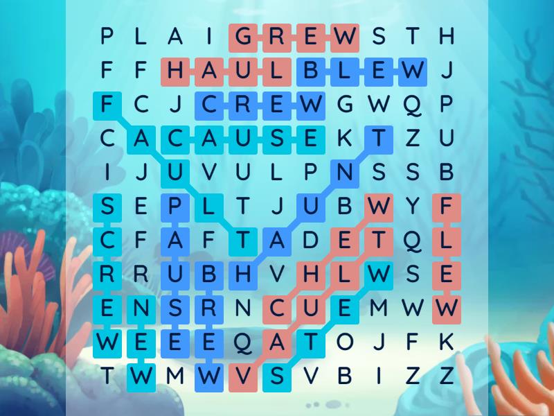 au & ew - Wordsearch