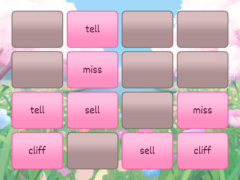 FLSZ Spelling Rule Practice - Matching pairs