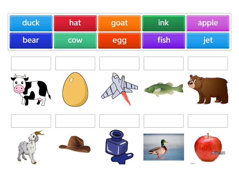 WC1.2 U2 Phonics - Match up