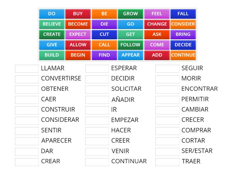 VERBO FORMA BASE/TRADUCCION 1 - Associação