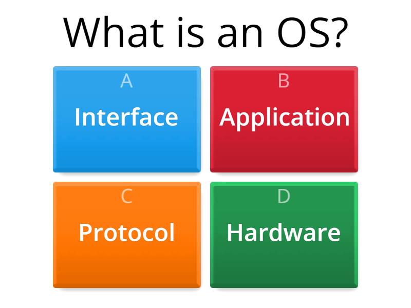 Operating Systems Quiz - Cuestionario