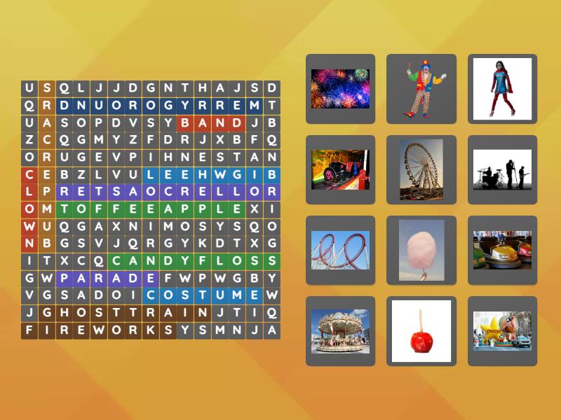 Our holidays - Sopa de letras