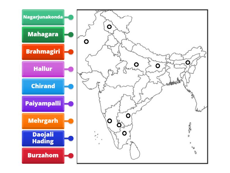 Map Task on the lesson 'From Hunters to Farmers' - Imagem com legenda