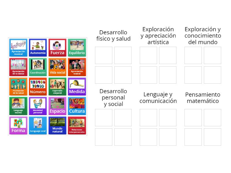 Campos formativos - Group sort