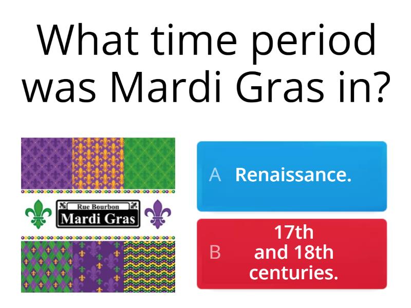 Mardi Gras - Quiz