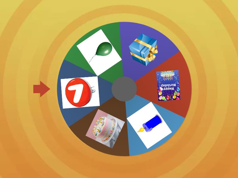 Birthday - Spin the wheel