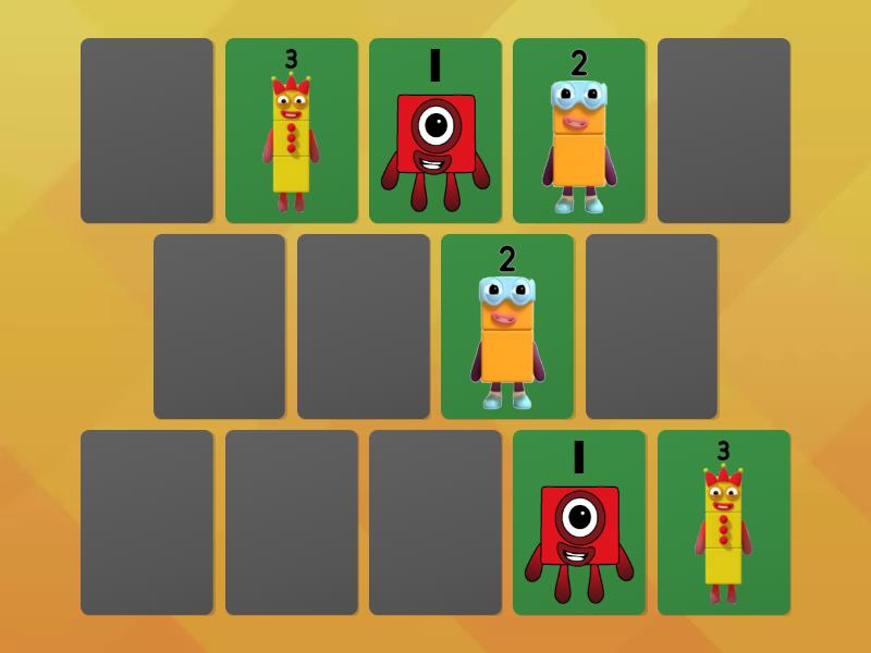 number block - Matching pairs