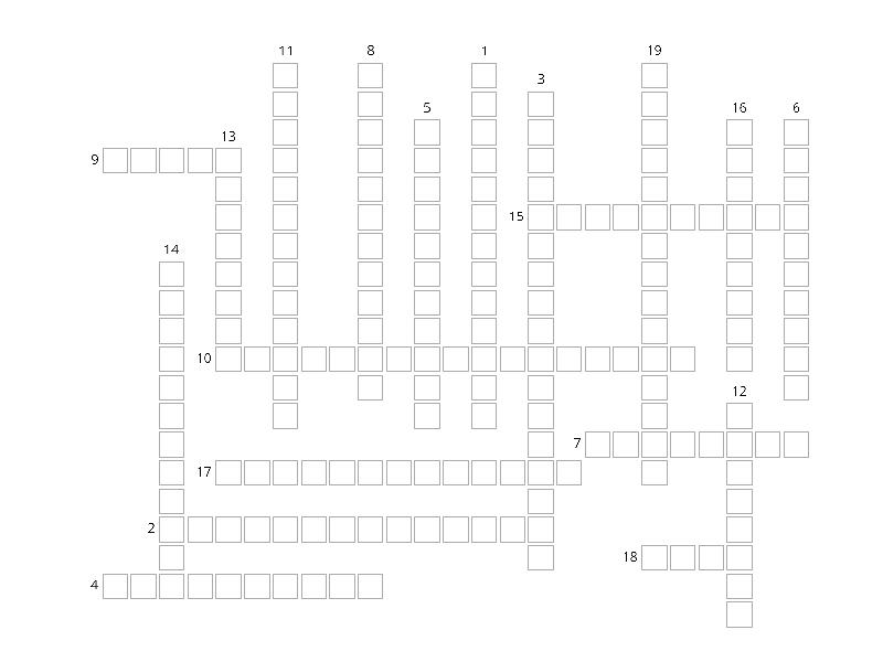FF 5 unit 7/A day in the life of the firefighter - Crossword