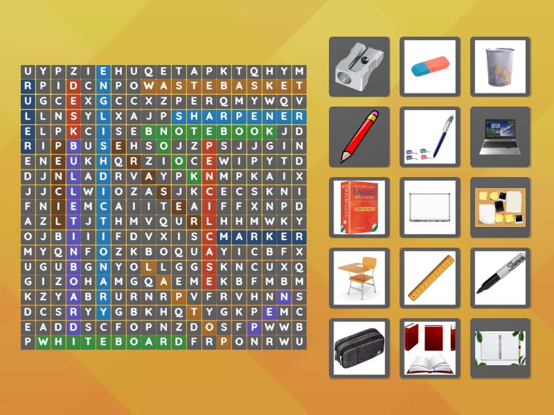 Objects - - Wordsearch