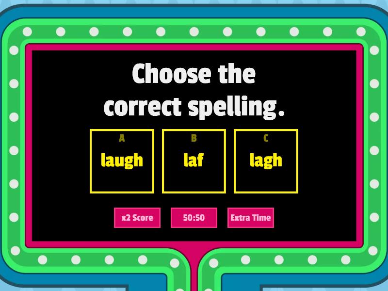 Spelling Bee Contest Phase 1(Grade 2) - Gameshow quiz