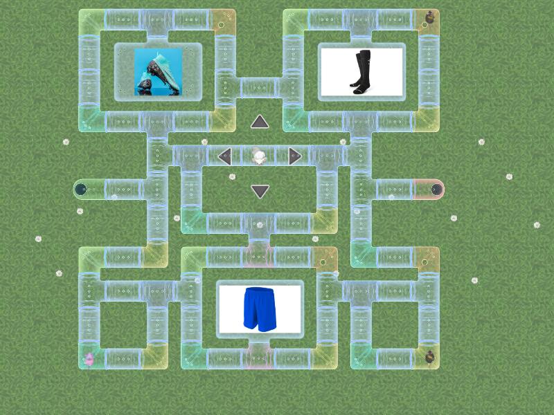 Football soccer teams and clothes - Persecución en el laberinto