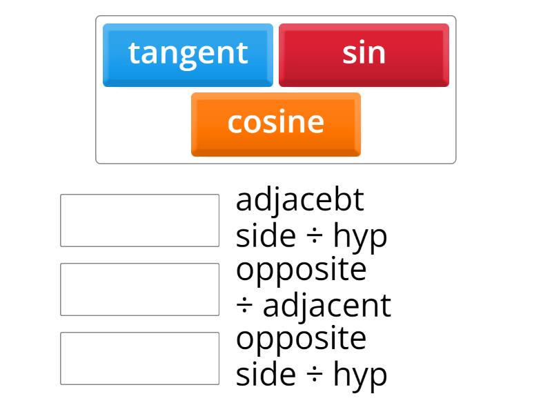 trigonometry - Match up