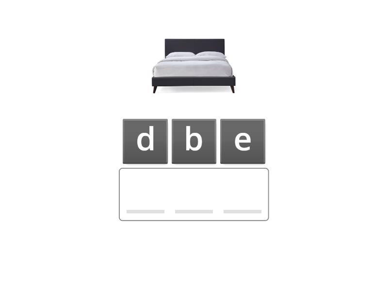 My bedroom - Anagram