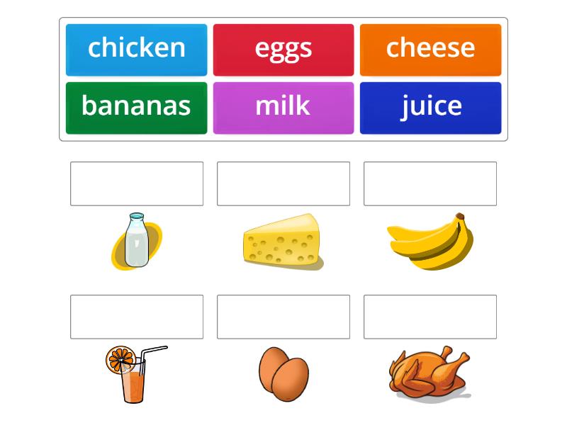 Food Esol - Match up