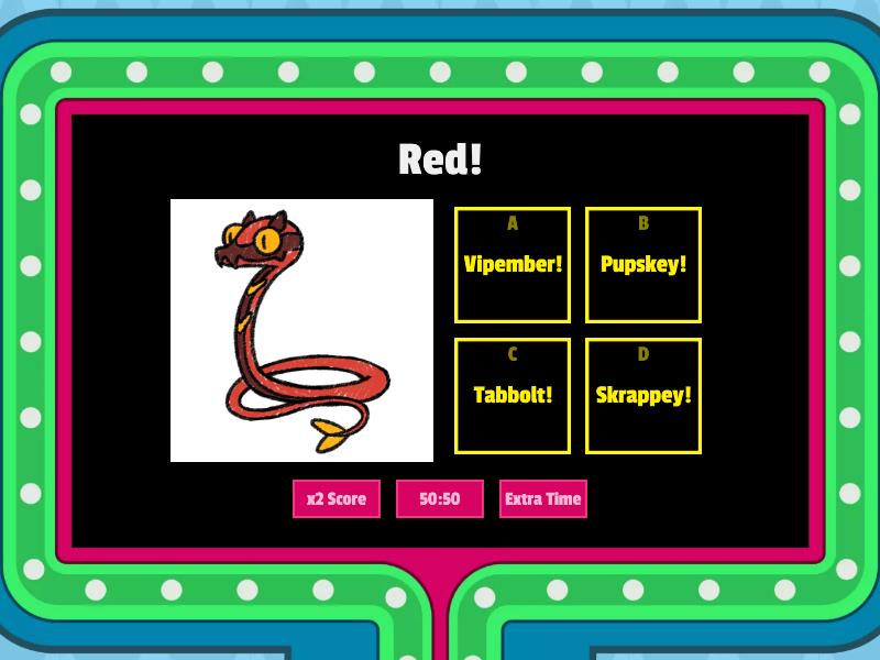 Doodle World Starters! - Gameshow quiz