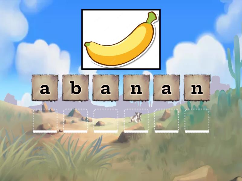 English Vocabulary - Anagram