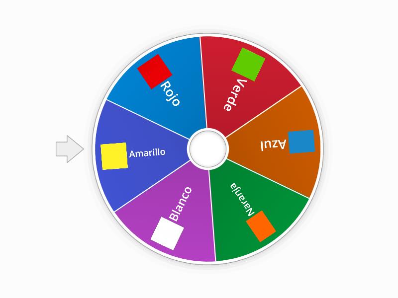 Ruleta de colores - Spin the wheel