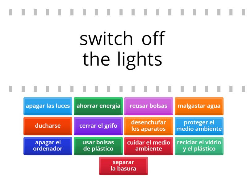 SMART START: el medio ambiente - Find the match