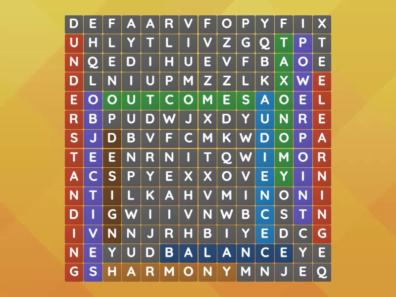 Instructional Design Principles - Wordsearch