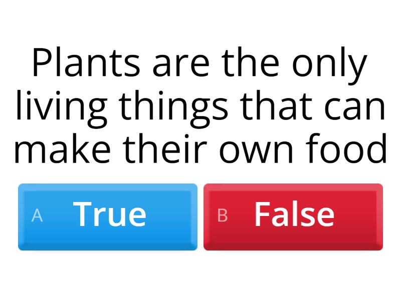 Energy and Living Things - Quiz