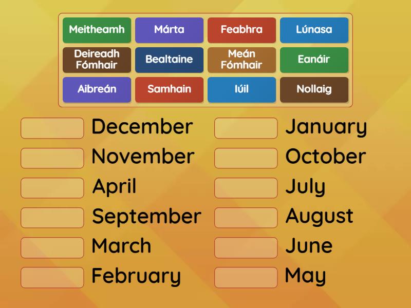 Míonna na Bliana - Match up