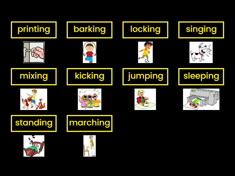 -ing Mix and Match - Match up