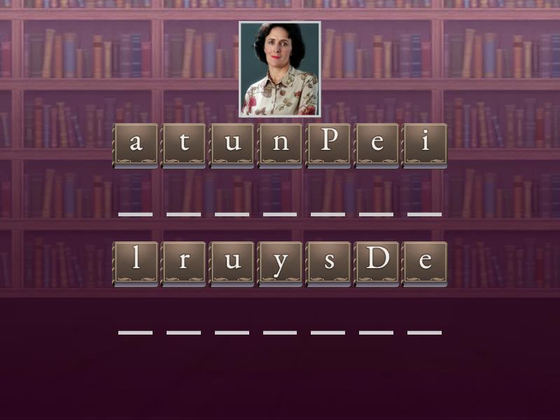 Harry Potter 1 characters - Anagram