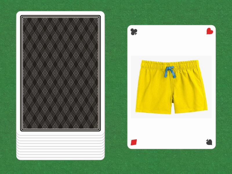 clothes - Speaking cards