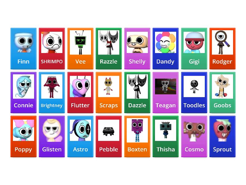 Dandy word - Fichas giratorias