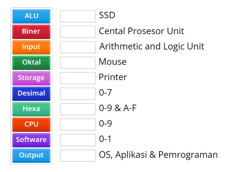 Sistem Komputer - Match up